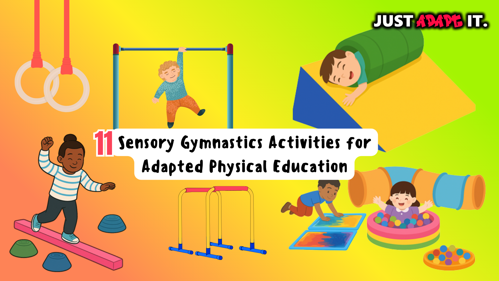 11 Sensory Gymnastics Activities for Adapted Physical Education | Just ...