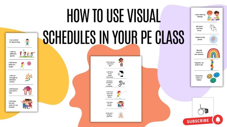 Easy Adapted PE: Visual Schedules in Adapted PE—Anywhere You Teach ...
