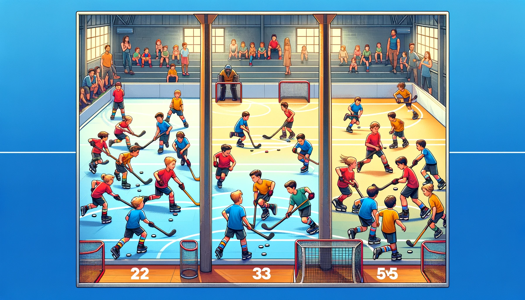 Lesson: Game Progressions in Floor Hockey | Just Adapt It.