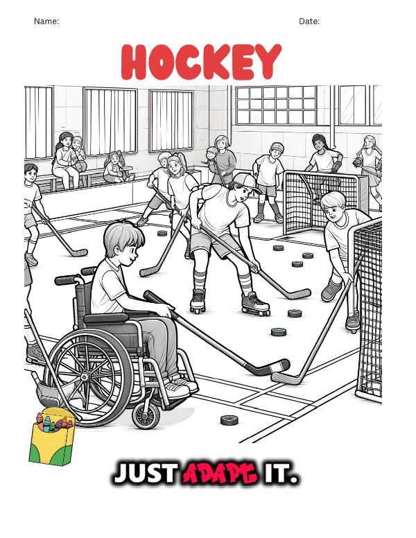 Lesson: Game Progressions in Floor Hockey | Just Adapt It.